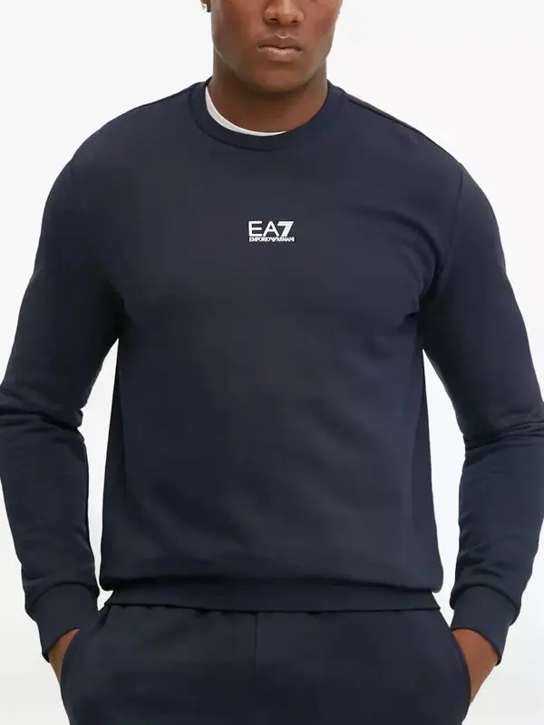 EA7 Logo Crew-neck Sweatshirt
