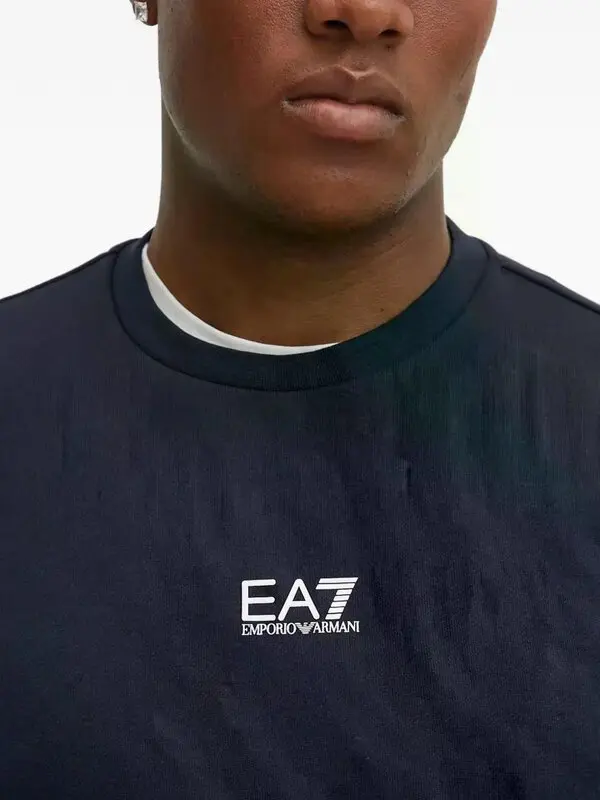 EA7 Logo Crew-neck Sweatshirt