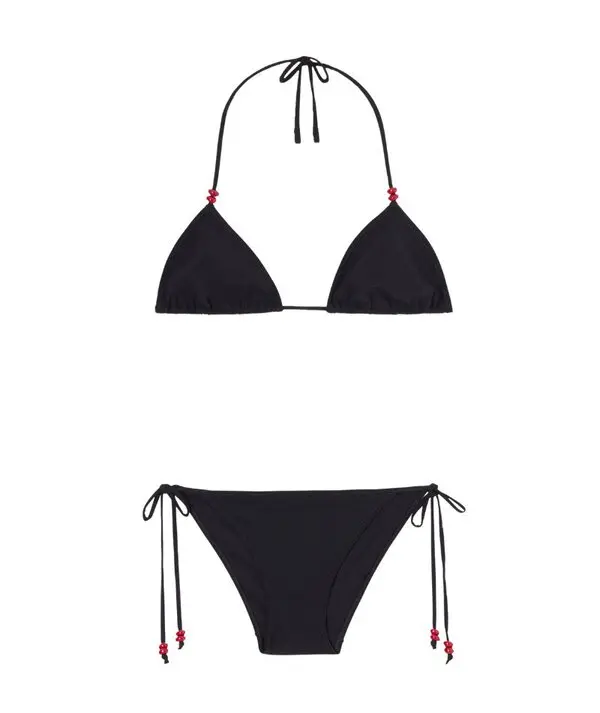 LIDO Embellished Triangle Bikini - Black