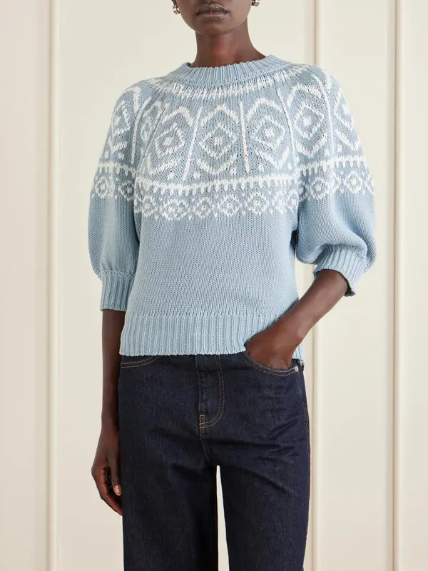 Altuzarra Howard' Cotton-blend Jacquard Sweater