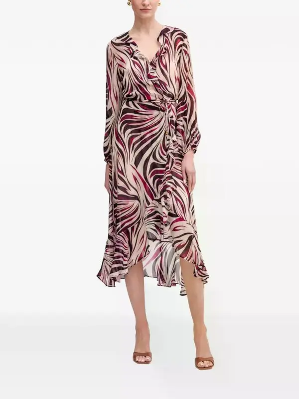 TWINSET Ruffled Wrap Dress