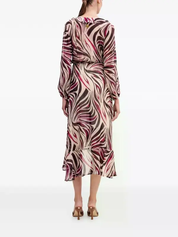 TWINSET Ruffled Wrap Dress