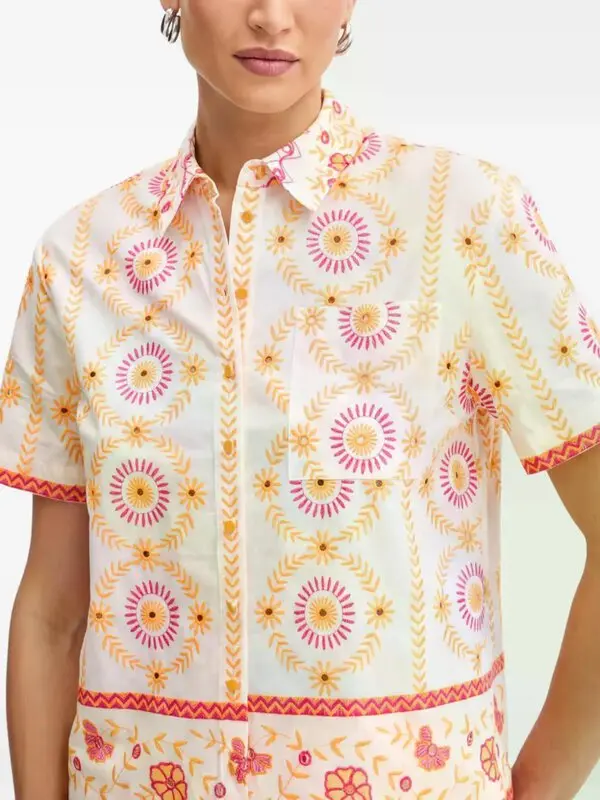 TWINSET Embroidered Floral Shirt