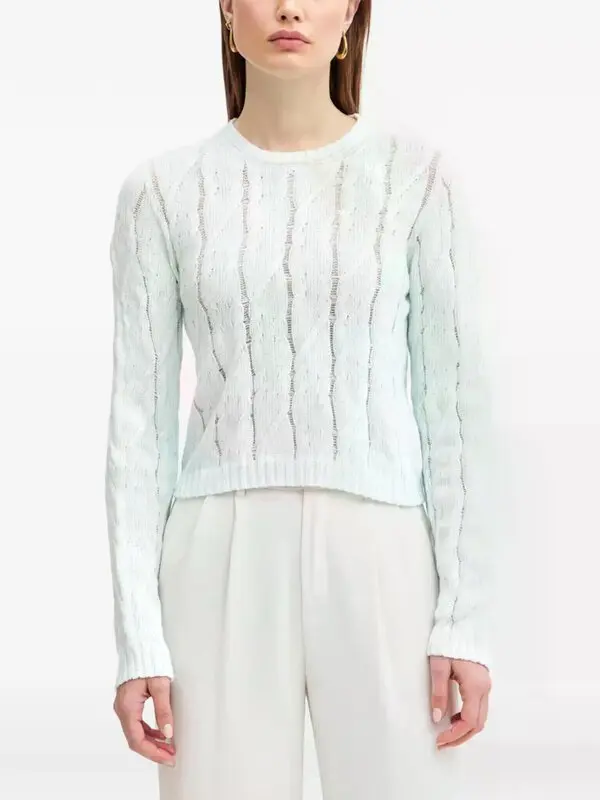 TWINSET Brooch-detailed Knitwear - Blue