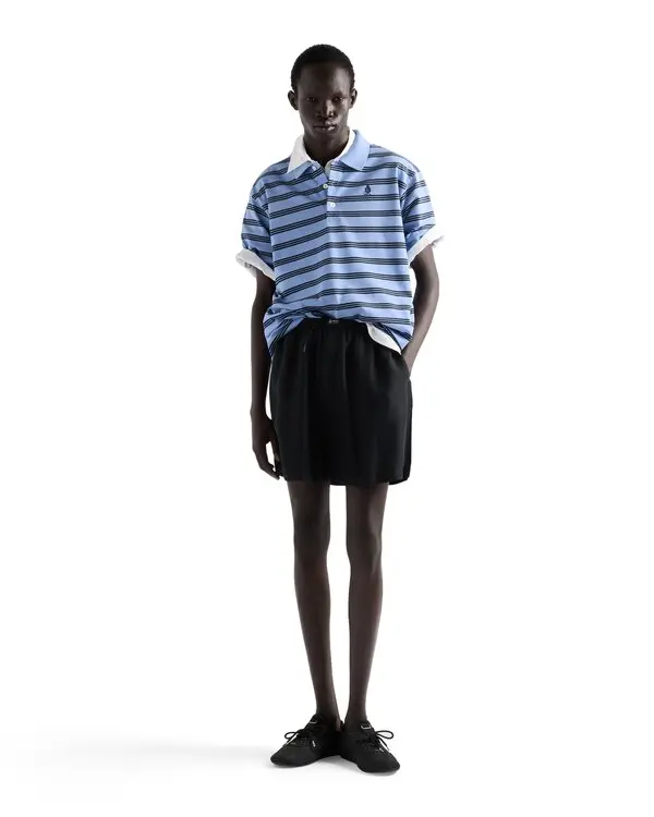 Prada Garment-dyed Cotton Polo Hirt