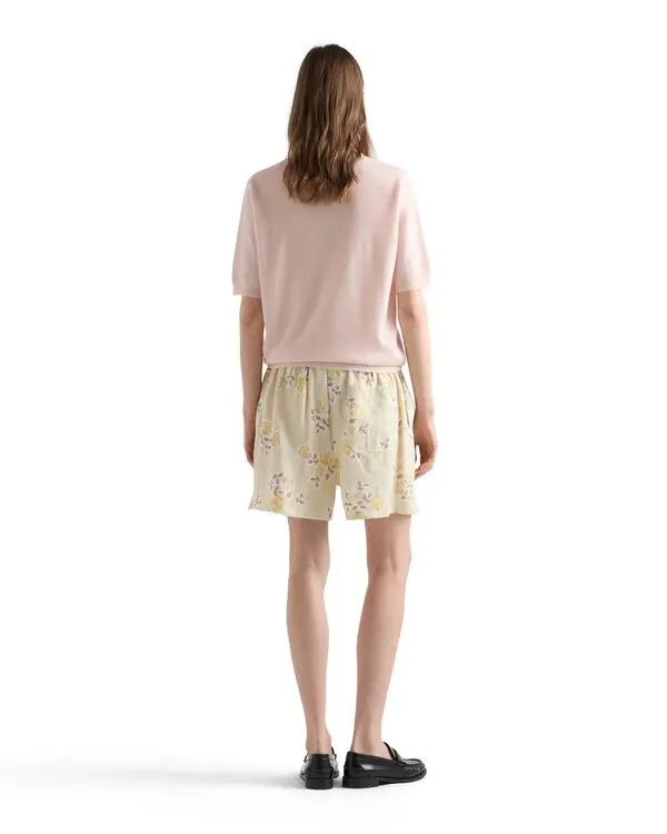 Prada Short-sleeved Cashmere T-shirt