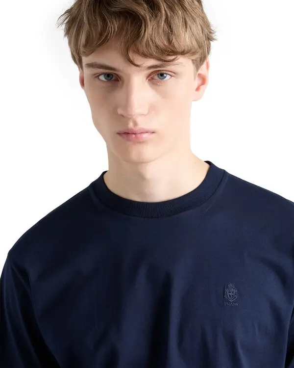 Prada Cotton T-shirt - Blue