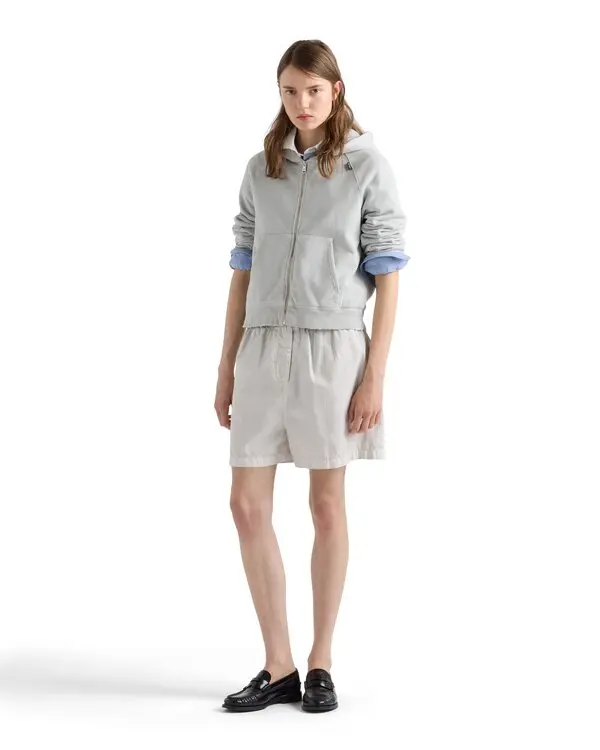 Prada Cotton Hoodie Jacket