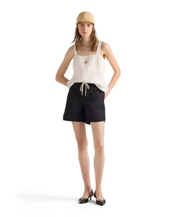 Prada Re-nylon Drawstring Shorts
