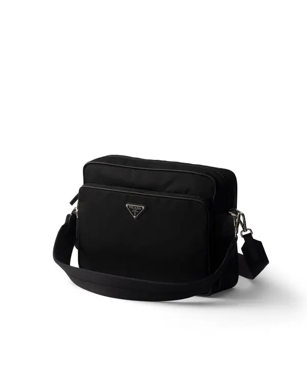 Prada Re-nylon And Saffiano Leather Shoulder Bag