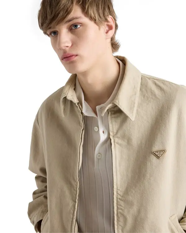 Prada Old Denim Blouson Jacket