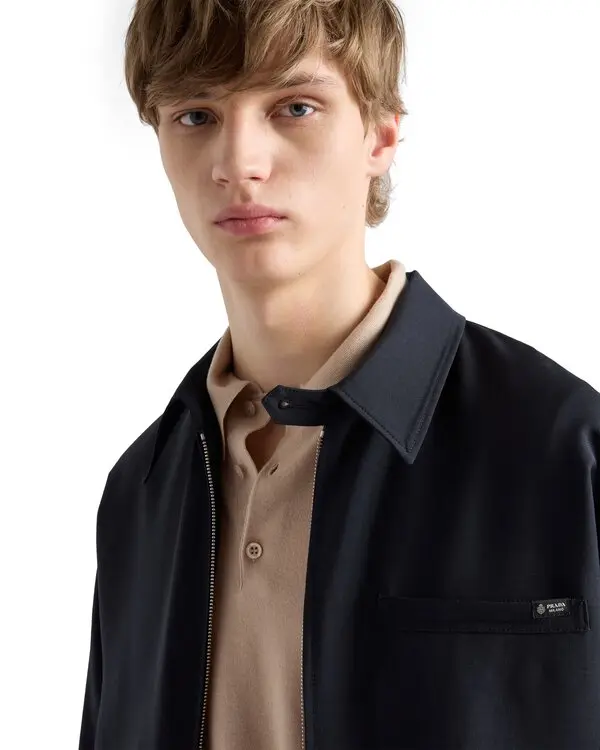 Prada Mohair Wool Blouson Jacket