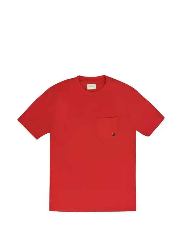 Aimé Leon Dore Crest-embroidered Chest-pocket T-shirt