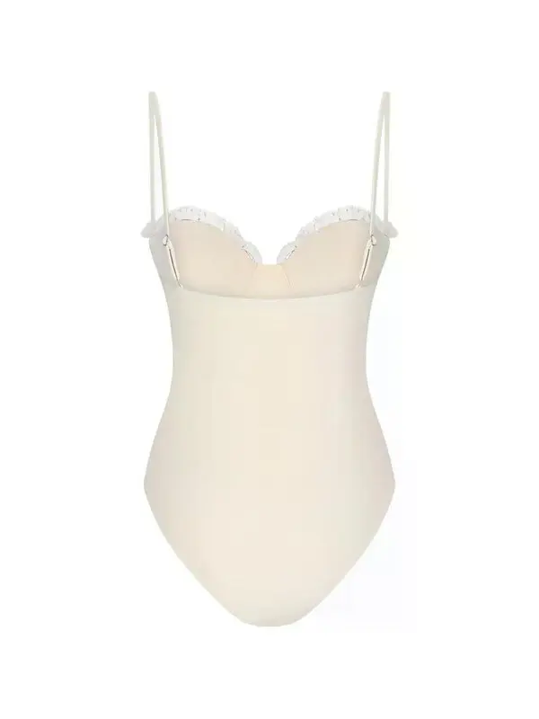 Magda Butrym Sweetheart Neck Swimsuit