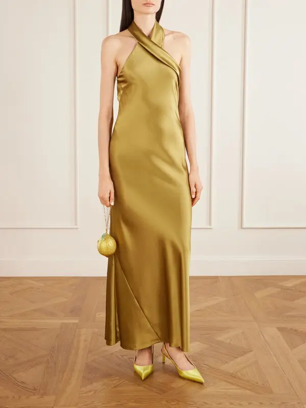 Judith Leiber Citron Crystal-embellished Clutch