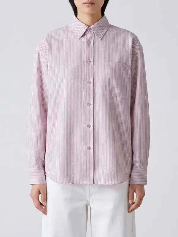 DUNST Striped Shirt - Pink