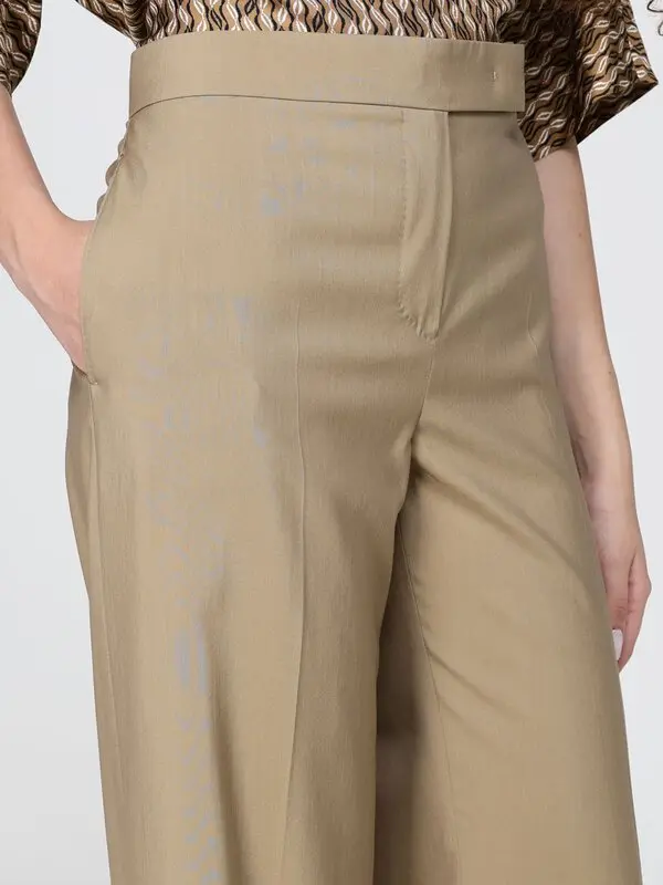 Max Mara Wide Leg Tailored Trousers - Camel