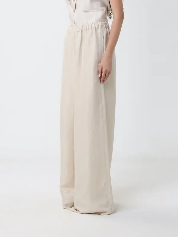 Max Mara Wide-leg Pants - Beige
