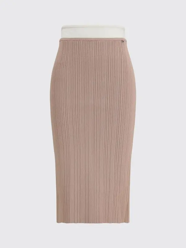 DIESEL® Knit Midi Skirt - Pink