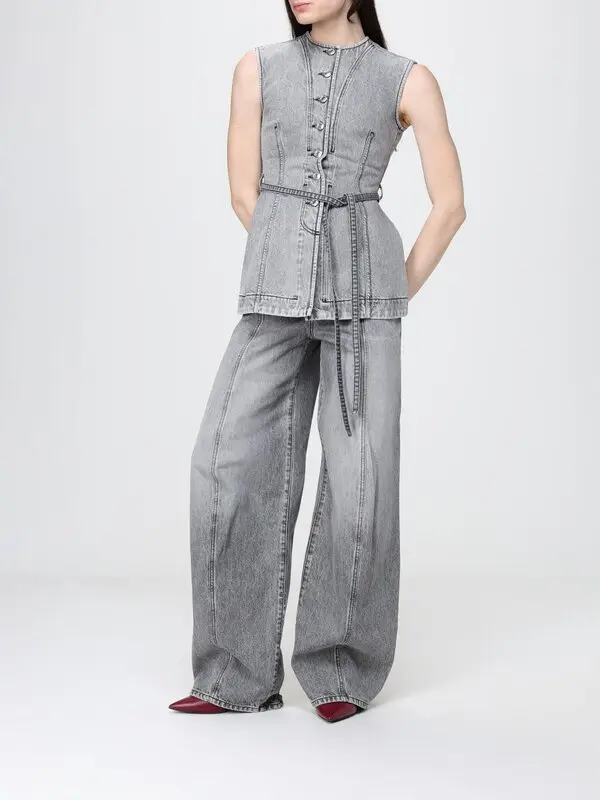 Sportmax Wide-leg Denim Pants