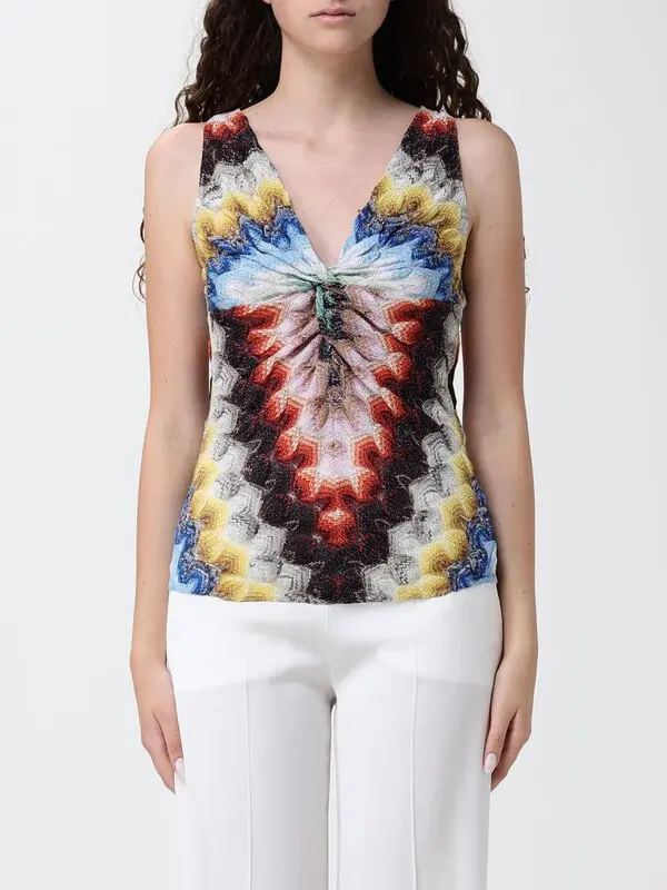 Missoni Sleeveless Viscose Knit Top