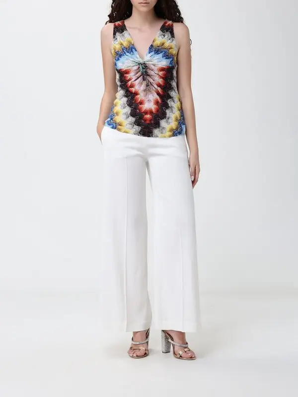 Missoni Sleeveless Viscose Knit Top