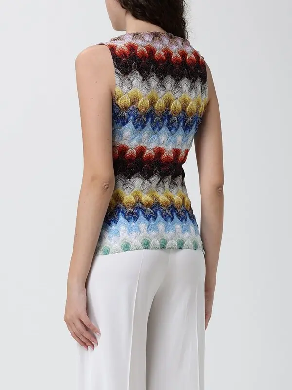 Missoni Sleeveless Viscose Knit Top
