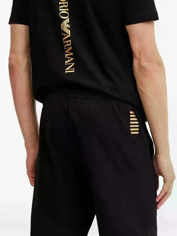 EA7 Logo Print Shorts