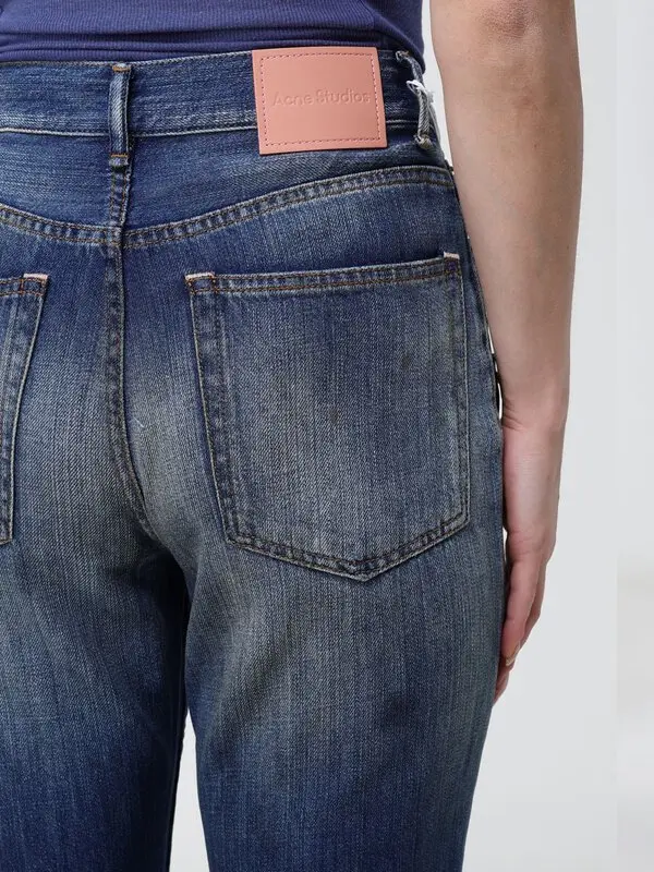 Acne Studios Flared Jeans With Graphic Print