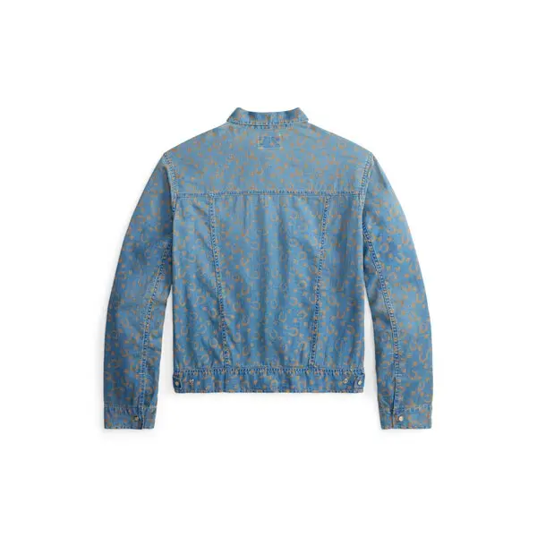 Ralph Lauren Horseshoe-print Denim Shirt Jacket