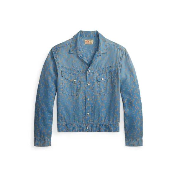 Ralph Lauren Horseshoe-print Denim Shirt Jacket