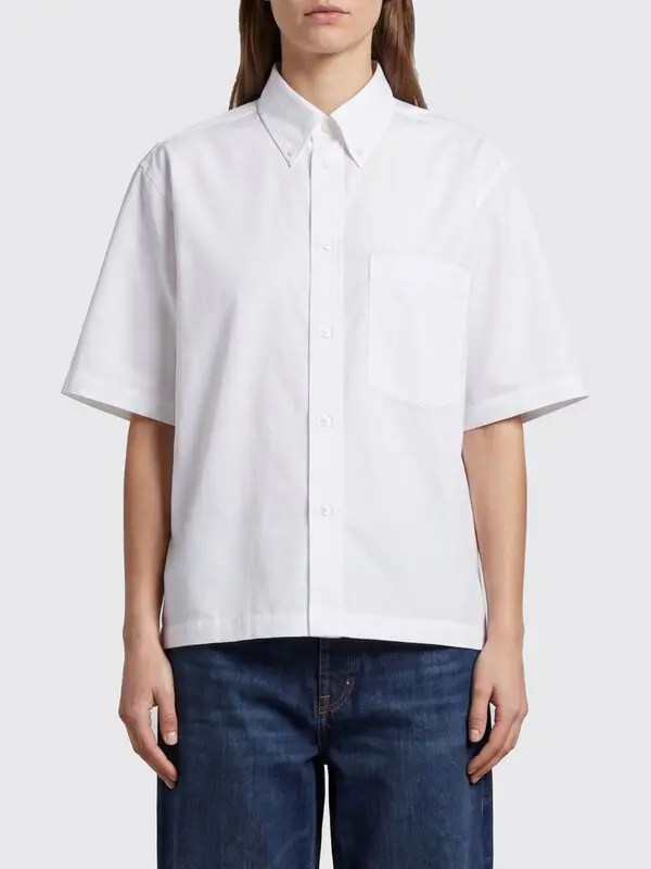 Victoria Beckham Short Sleeve Shirt - White