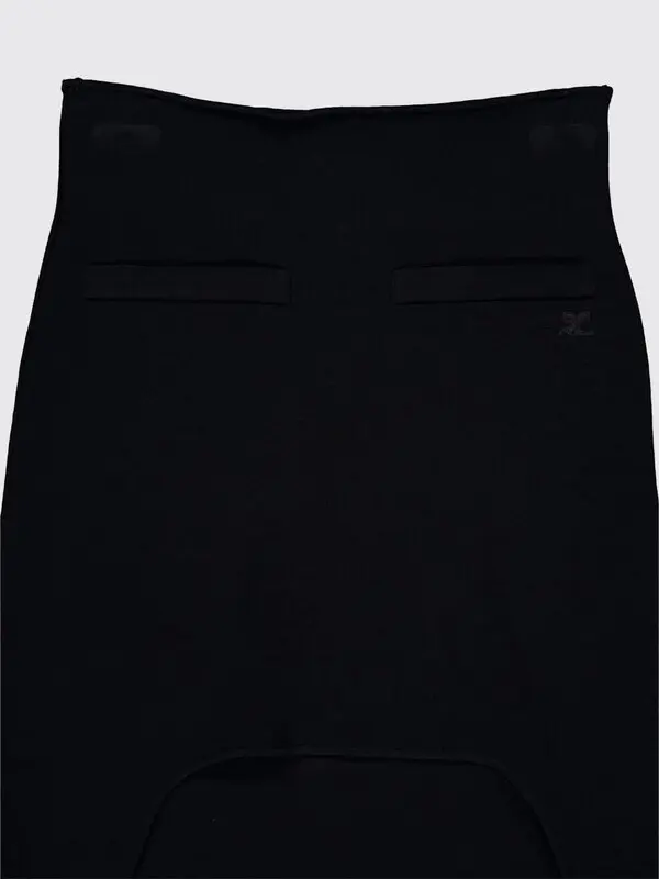 COURREGES Asymmetric Long Skirt