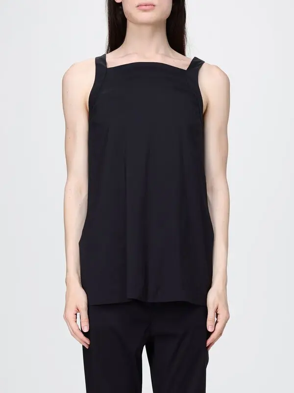 Max Mara Square Neck Tank - Black