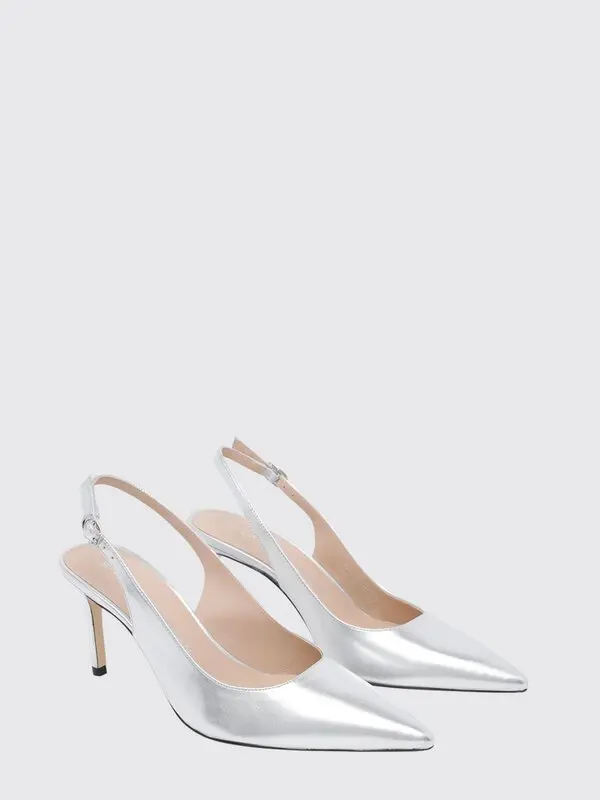 STUART WEITZMAN Slingback Pumps - Silver