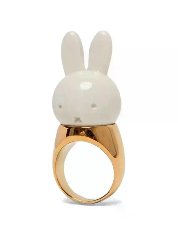 ANDRES GALLARDO Miffy Seal Porcelain Ring