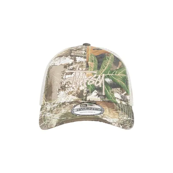 StÜssy New Era 9twenty Trucker Cap Camouflage