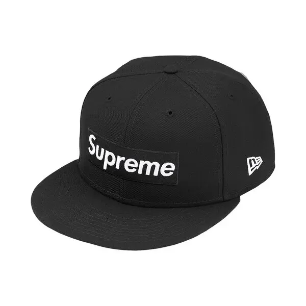 Supreme New Era Box Logo Cap - Black
