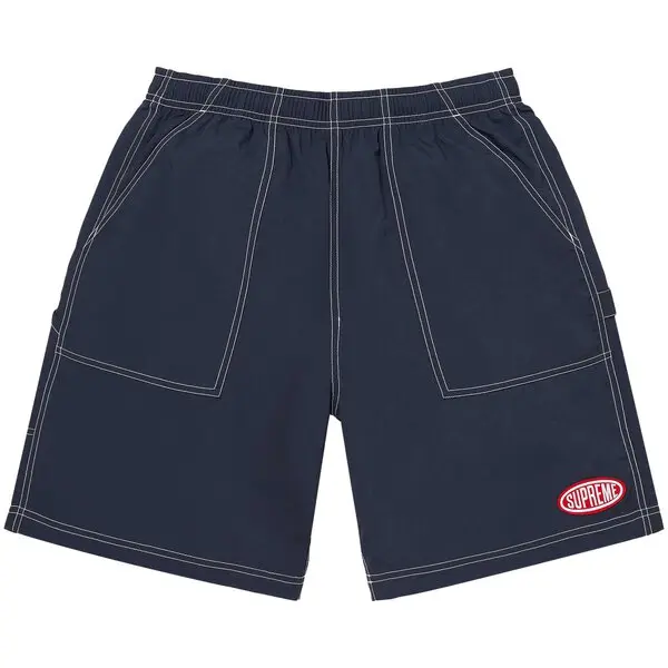 Supreme Nylon Painter Shorts - Blue