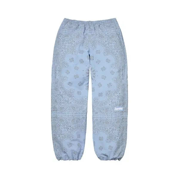 Supreme Reflective Bandana Track Pant - Blue