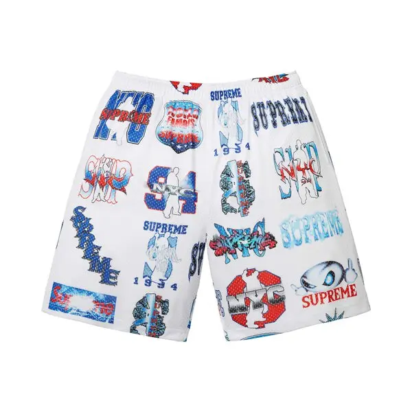 Supreme Flash Mesh Short - White