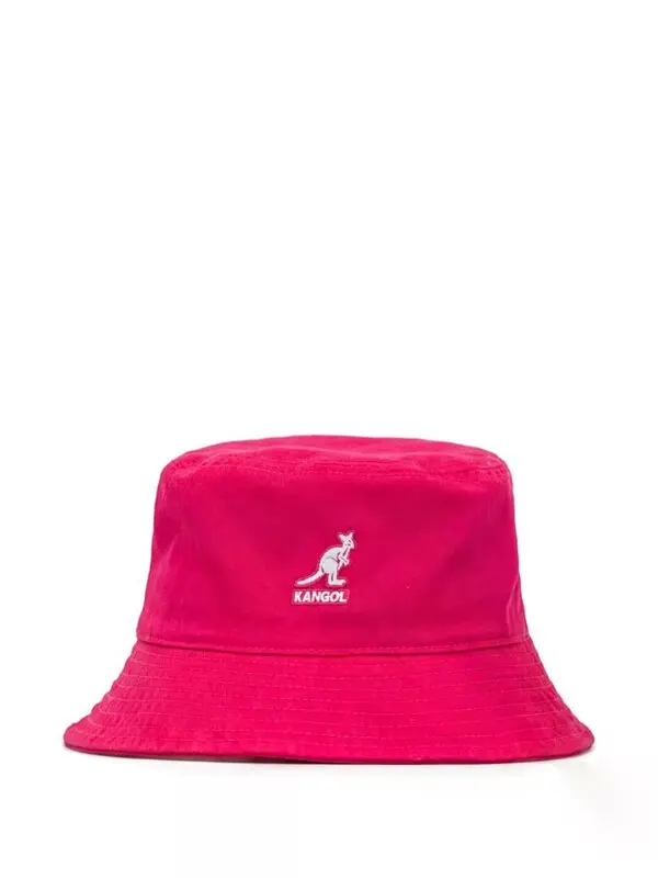 KANGOL Embroidered Bucket Hat - Pink