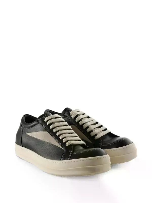 Rick Owens Panelled Leather Sneakers