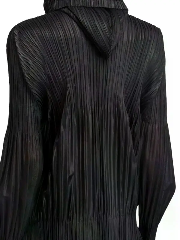 Issey Miyake Plissé Hooded Jacket