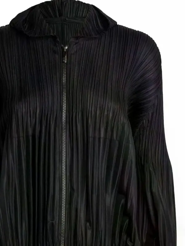 Issey Miyake Plissé Hooded Jacket