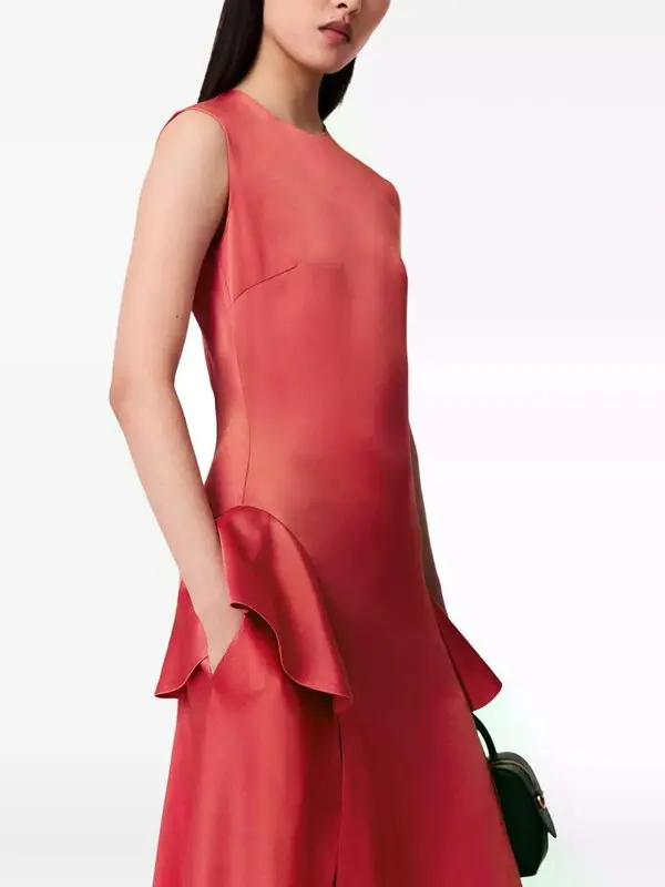 Stella McCartney Asymmetric Ruffled Dress
