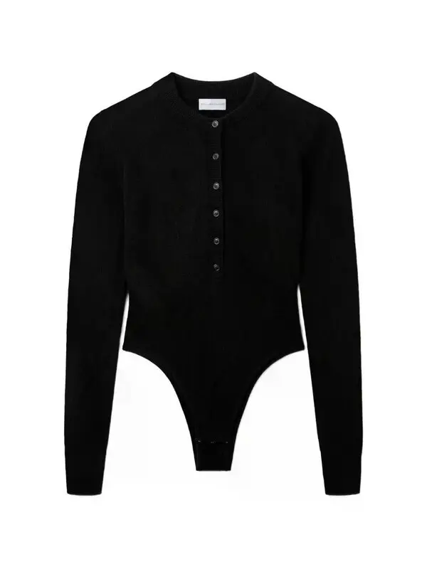 Stella McCartney Wool Knit Cut-out Crewneck Top