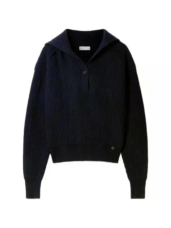 Stella McCartney Ribbed Knit Button-up Sweater