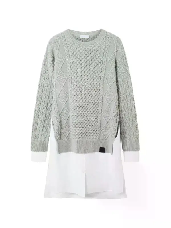 Stella McCartney Cable-knit Mini Dress
