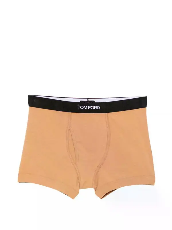 TOM FORD Logo-waistband Boxer Briefs - Neutrals